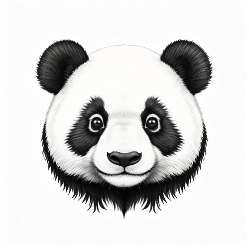 霸气熊猫头像图标