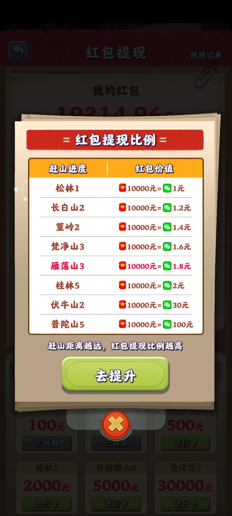 一起去赶山红包版精简版截图