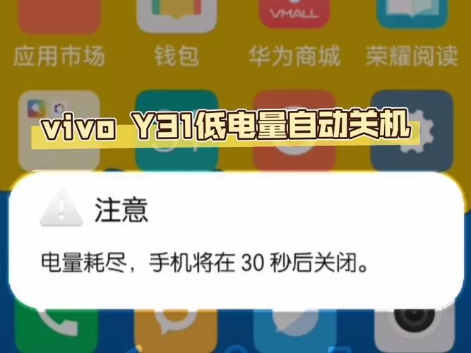vivo电量提示怎么没有了