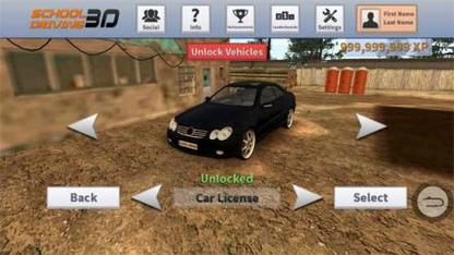 3d驾驶学校无限金币版截图