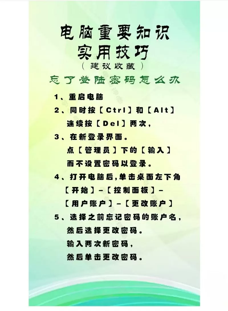 电脑开机密码忘记了怎么办图标