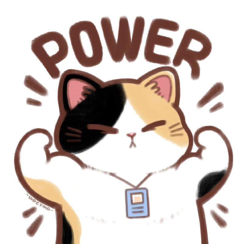 猫咪power表情包是什么意思图标