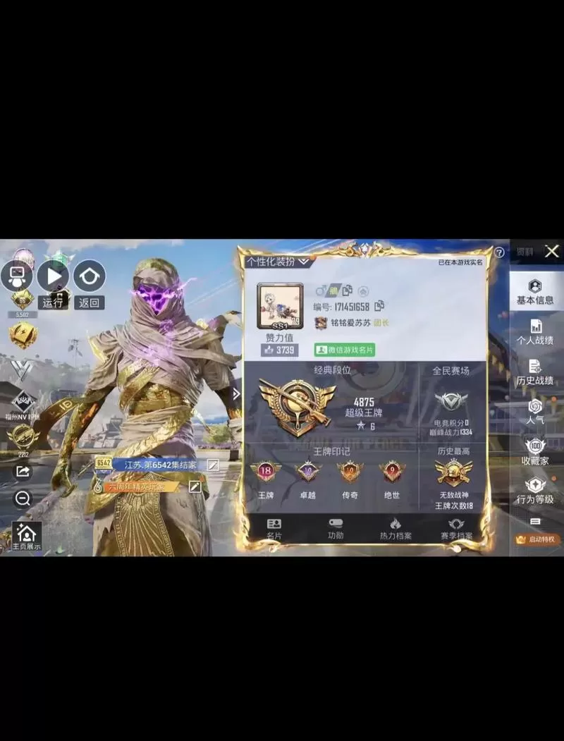 和平精英单字名字符号ID截图
