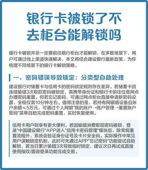 银行卡被锁多久能自动解锁截图