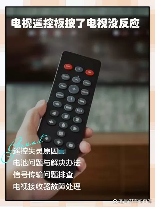 电视遥控按了电视没反应图标