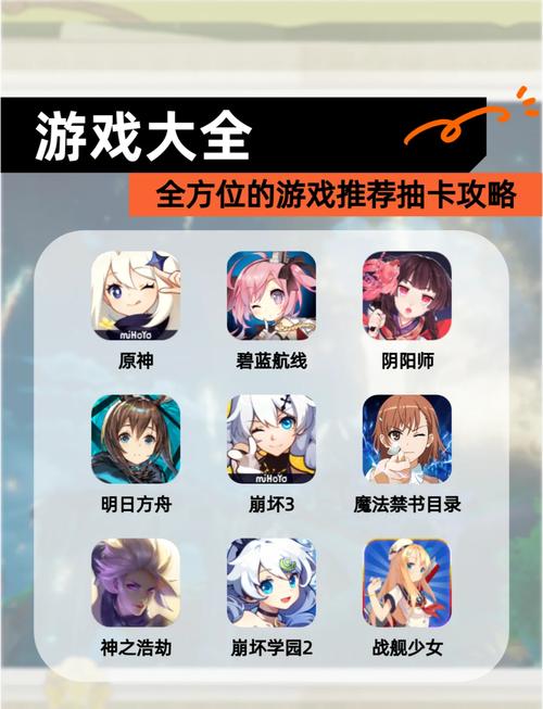 抽卡游戏内置菜单