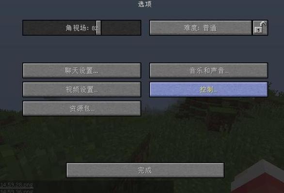 我的世界怎么改移动键截图