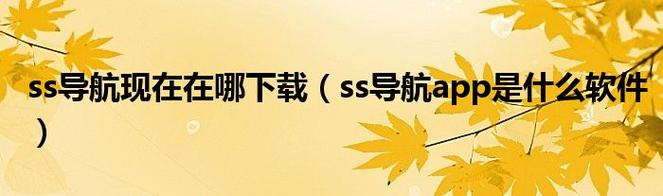 ss导航官网入口图标