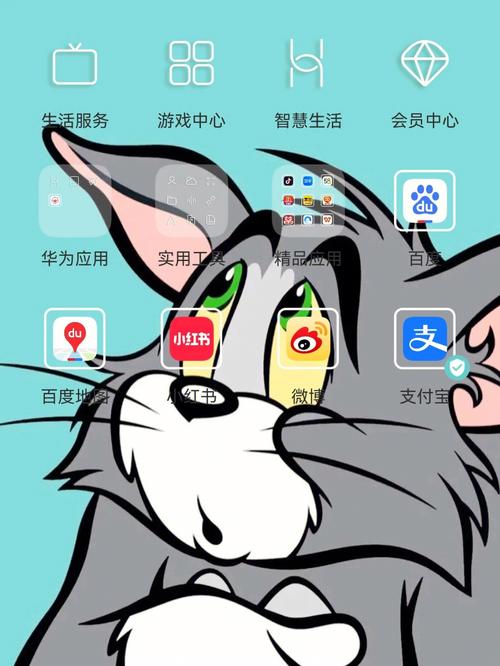猫和老鼠气泡微信主题