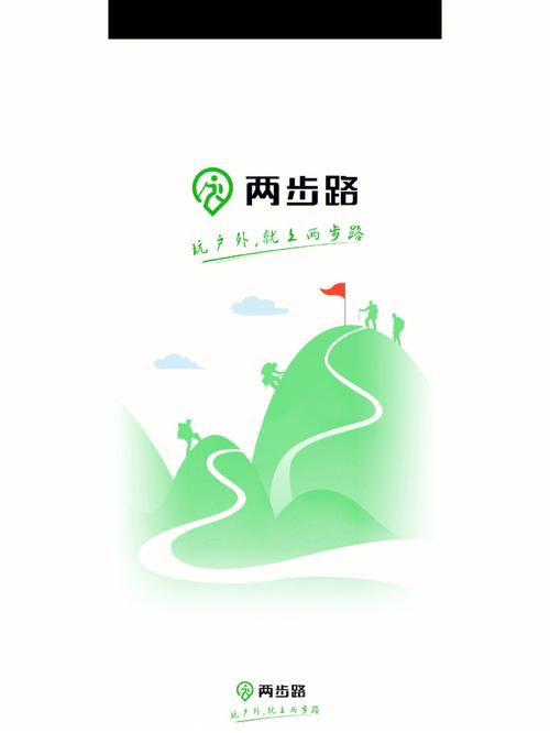 两步走两步路户外图标
