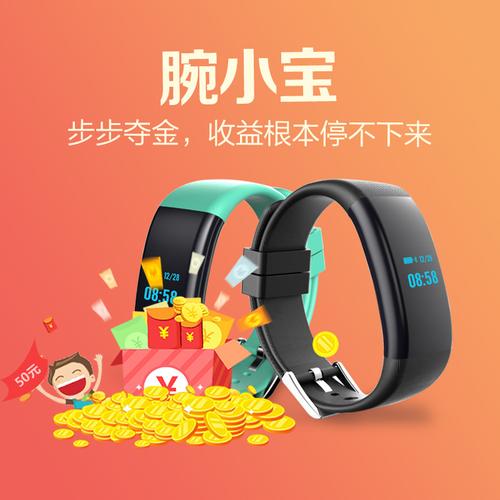 智能手环走路赚钱图标
