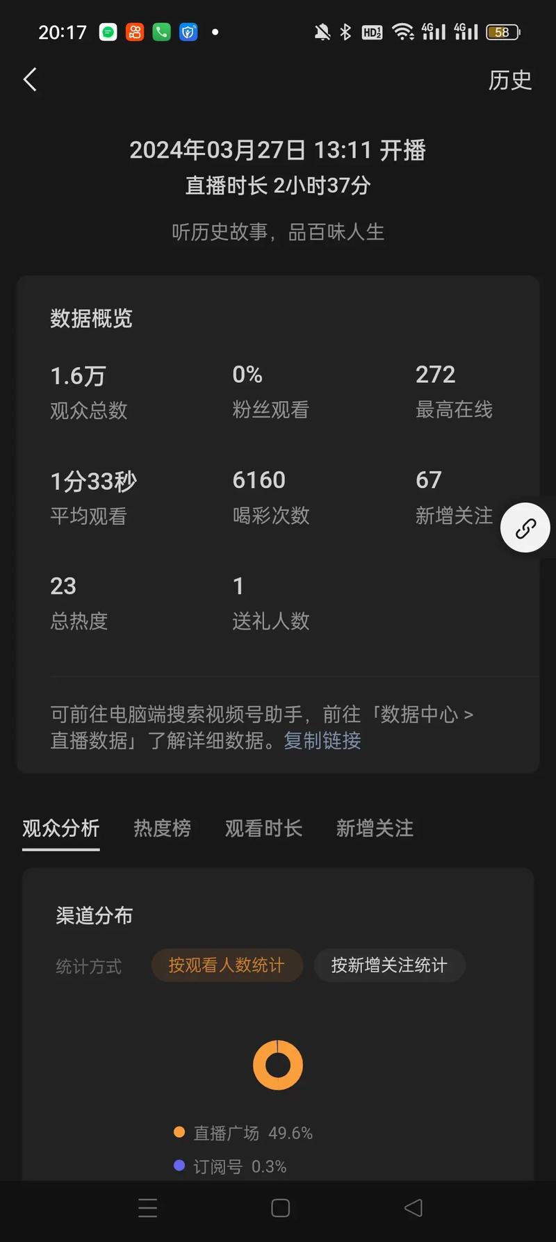 看直播一小时9元
