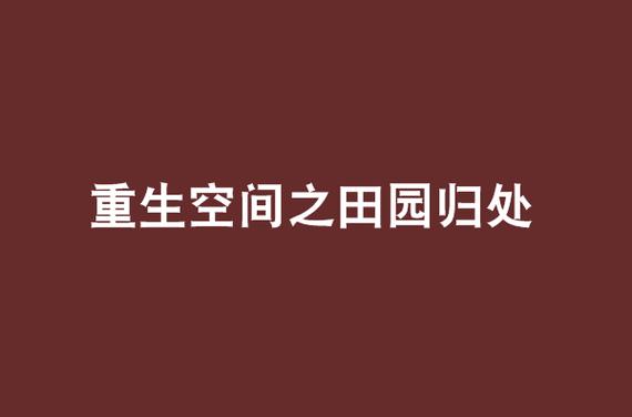 重生空间之田园归处截图