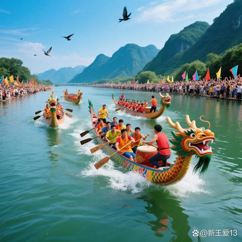 端午划龙舟