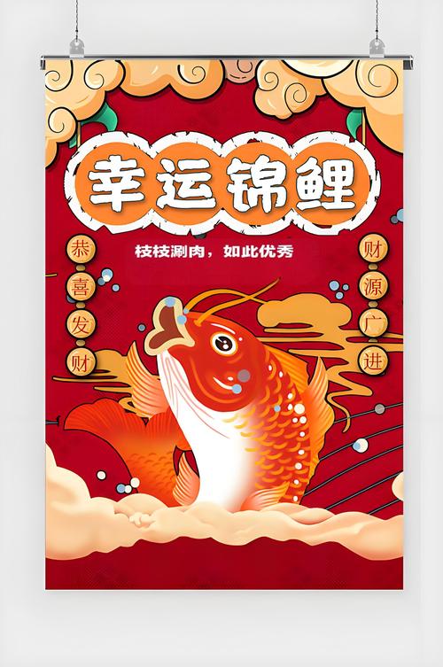 锦鲤好运来赚钱红图标