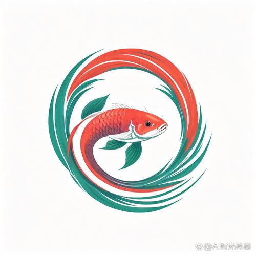 锦鲤生花图标