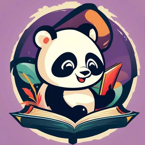 熊猫阅读转发图标