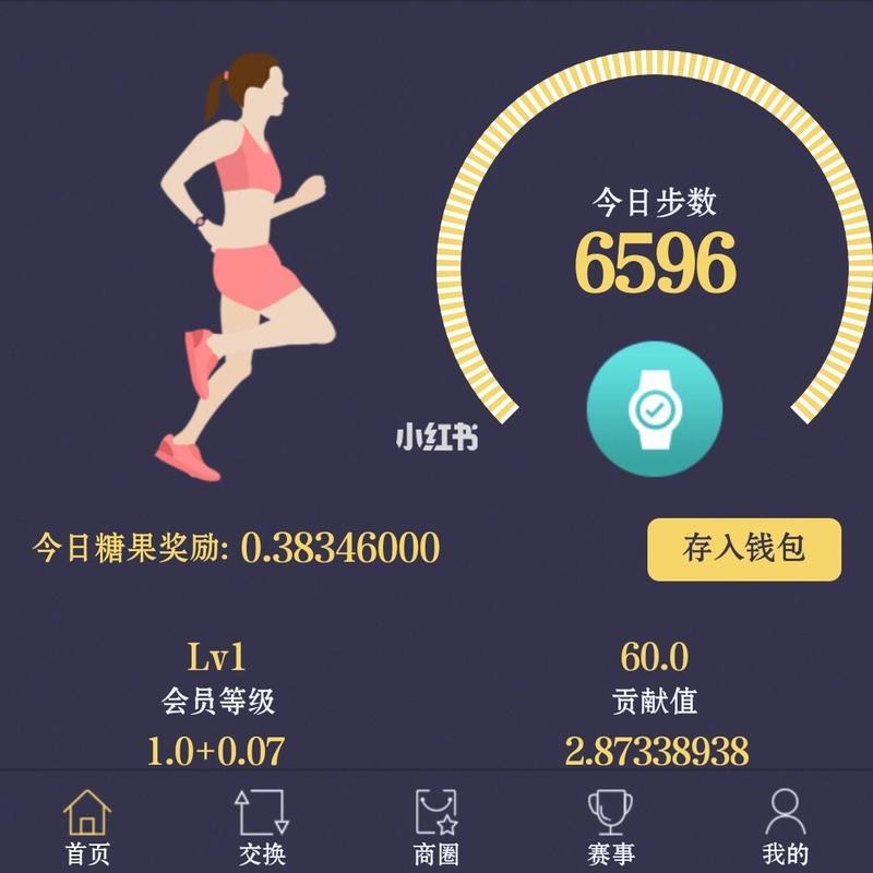 趣步计步器赚钱邀图标