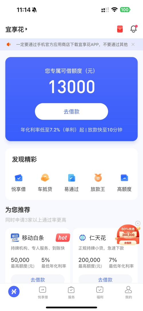 想花花贷款