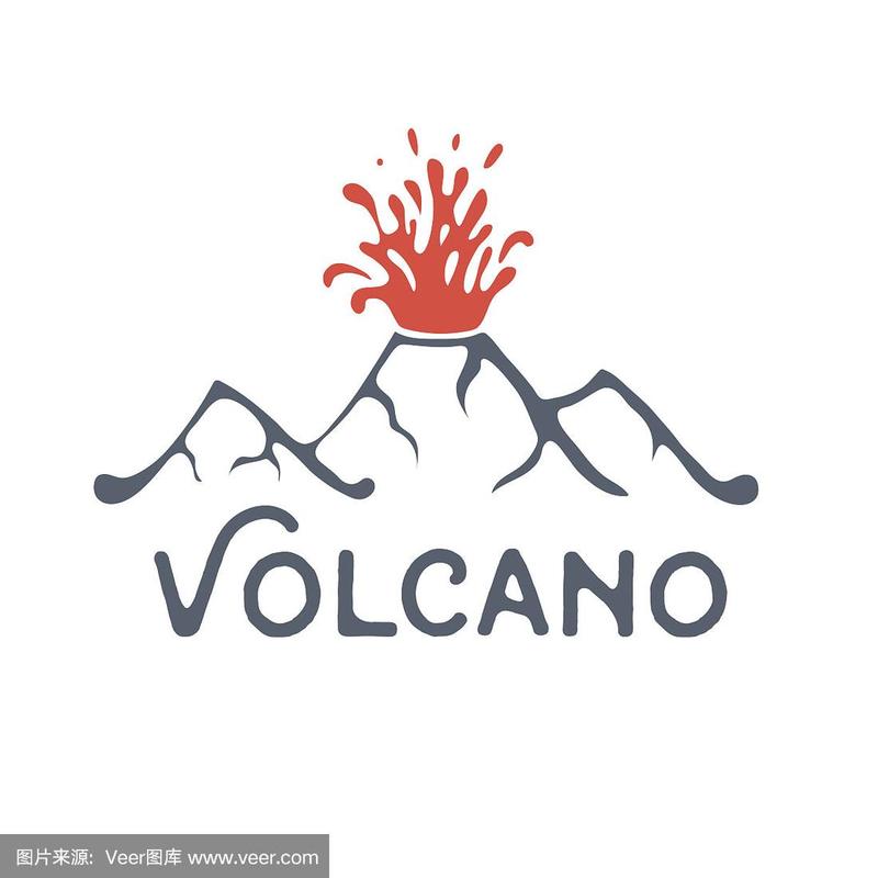 火山爆发图标