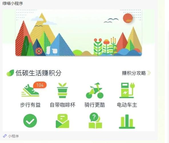 绿喵mio低碳环保任务分红小程序app截图