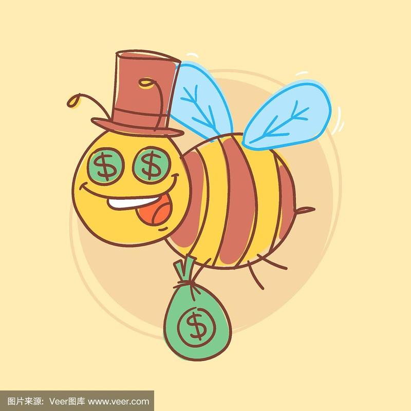 蜜蜂钱袋图标