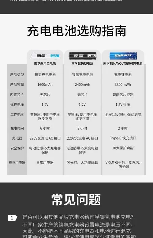 南孚电池可以充电重复使用吗?图标