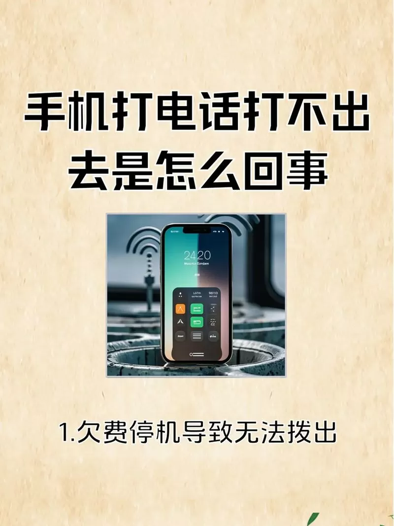 手机有费用但打不了电话怎么回事