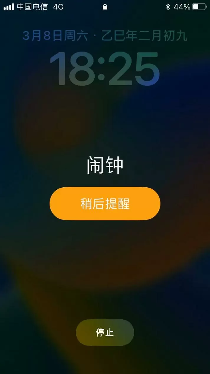苹果手机关闭闹钟图标