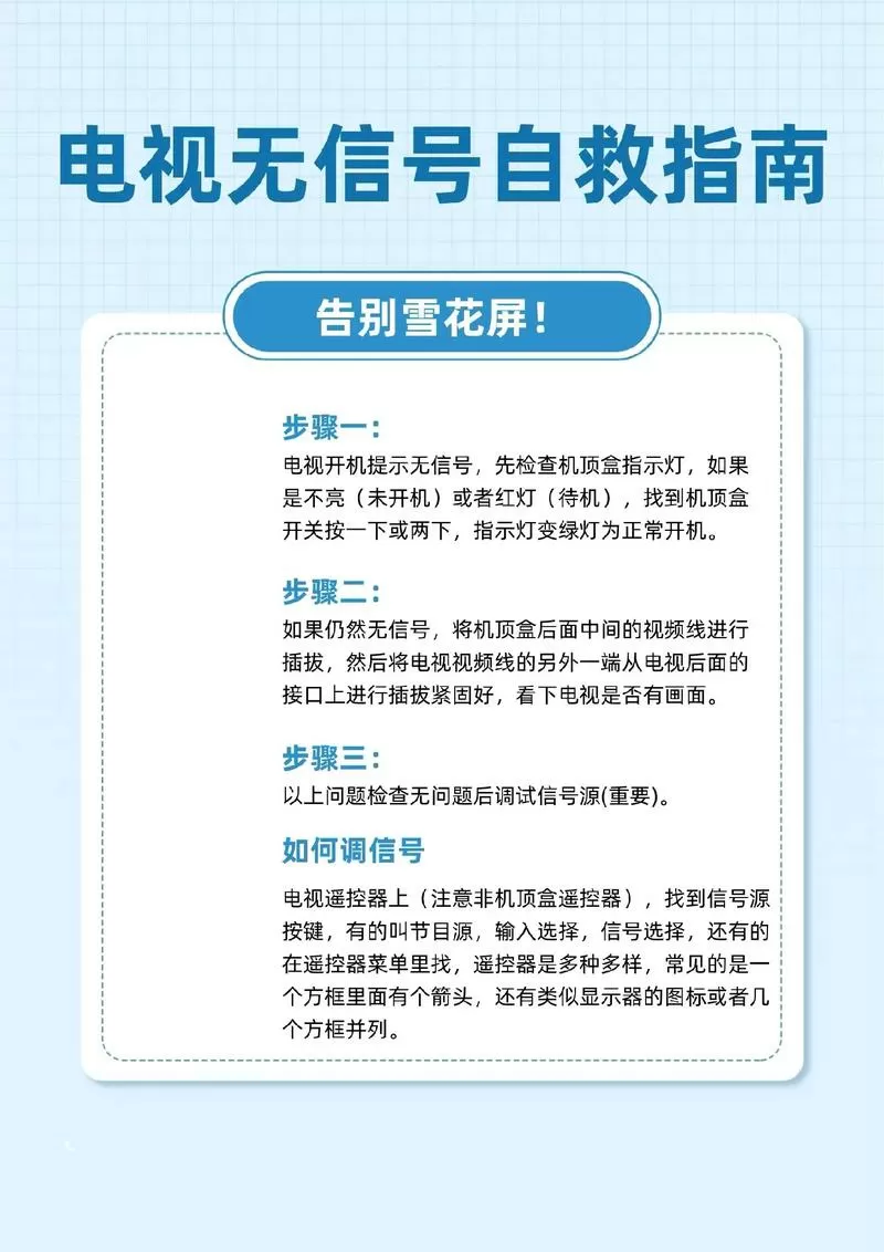插卡机顶盒没有信号怎么办图标