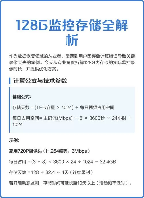 监控用128g内存可以保存几天的视频图标