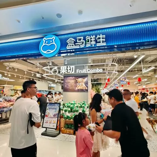 盒马怎么搜打折商品图标