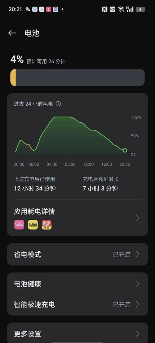 oppo手机剩多少电时充电最好图标