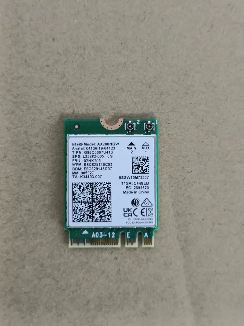 英特尔最新的无线网卡是哪个型号截图