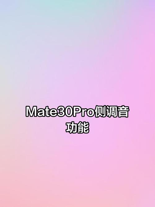 华为mate30pro音量调节在哪里图标