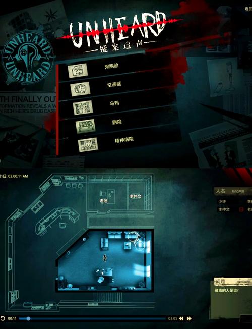 疑案追声(Unheard)完整版+DLCSteam移植