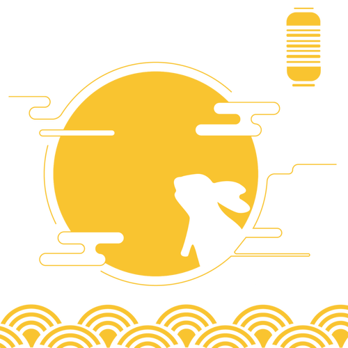 中秋之夜赏明月图标