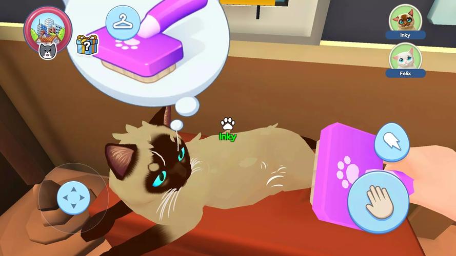 我的宠物猫模拟器-v1.3.2(破解免广告奖励版-11月1日-挑逗喂养猫屎强的一天天)