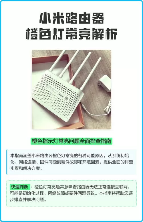 小米路由器system橙灯常亮截图