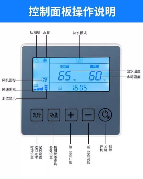 空气能按键图解大全截图
