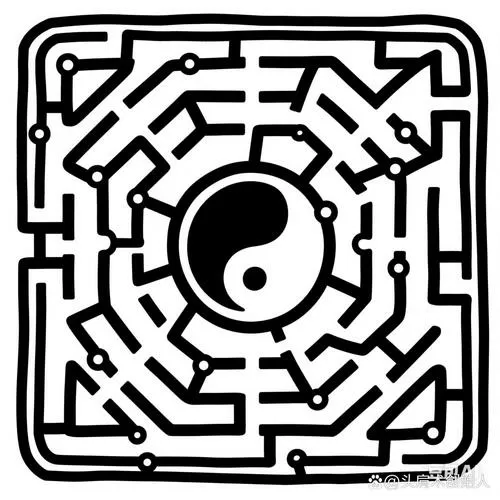 九宫八卦阵真实迷宫图图标