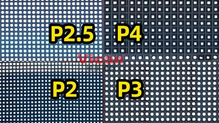 led显示屏p2和p3分辨率截图