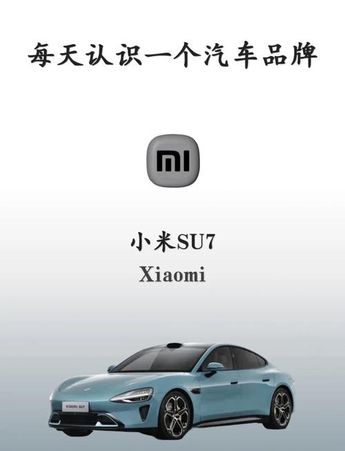 雷军发文透露小米SU7配色图标
