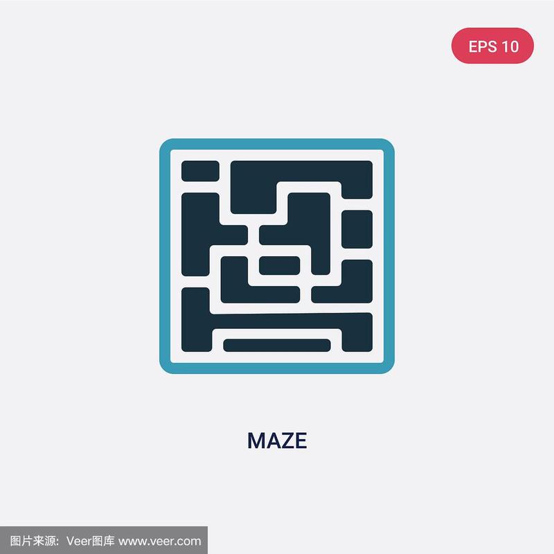 彩色迷宫图标
