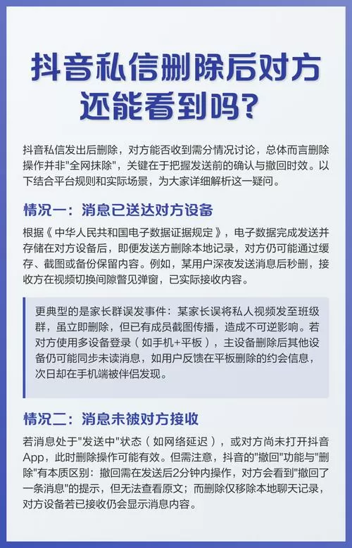 抖音私信一方删除会怎样图标
