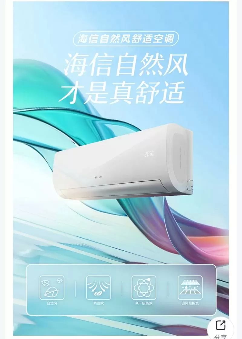 家用空调1.5匹够用吗图标