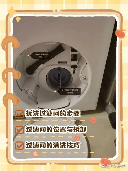 洗衣机过滤器怎么拆卸清洗图标