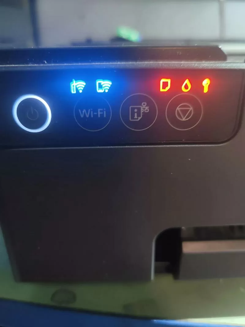 epson打印机开关灯一直闪烁图标