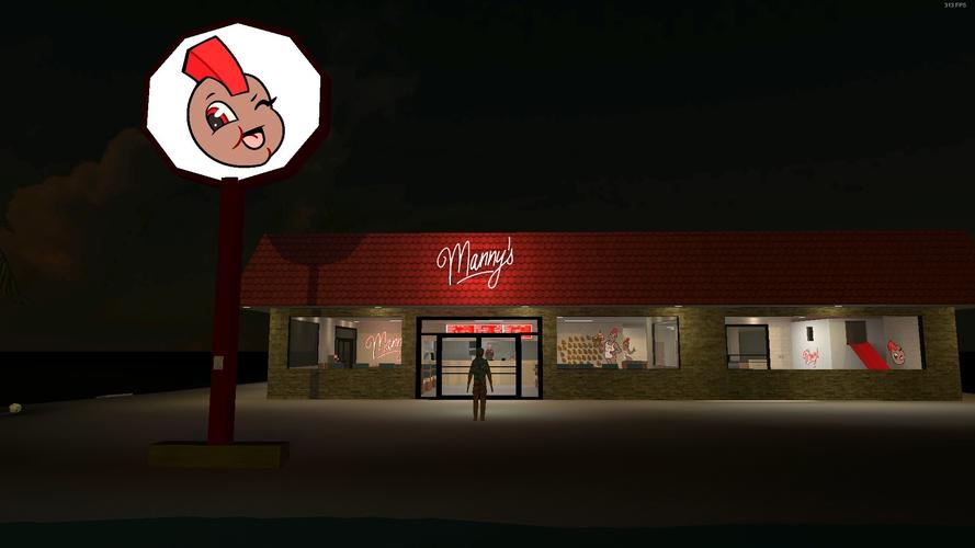 曼尼汉堡店截图