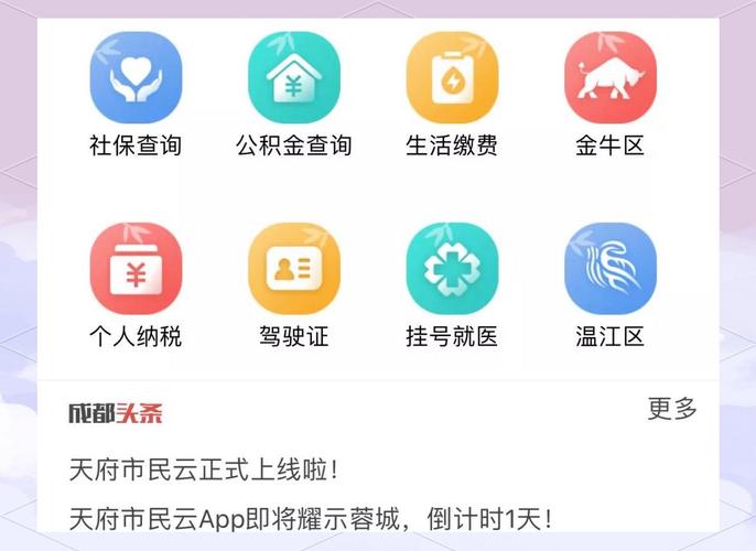 天府市民云查询房产下载app天府市民云社保查询 官方图标